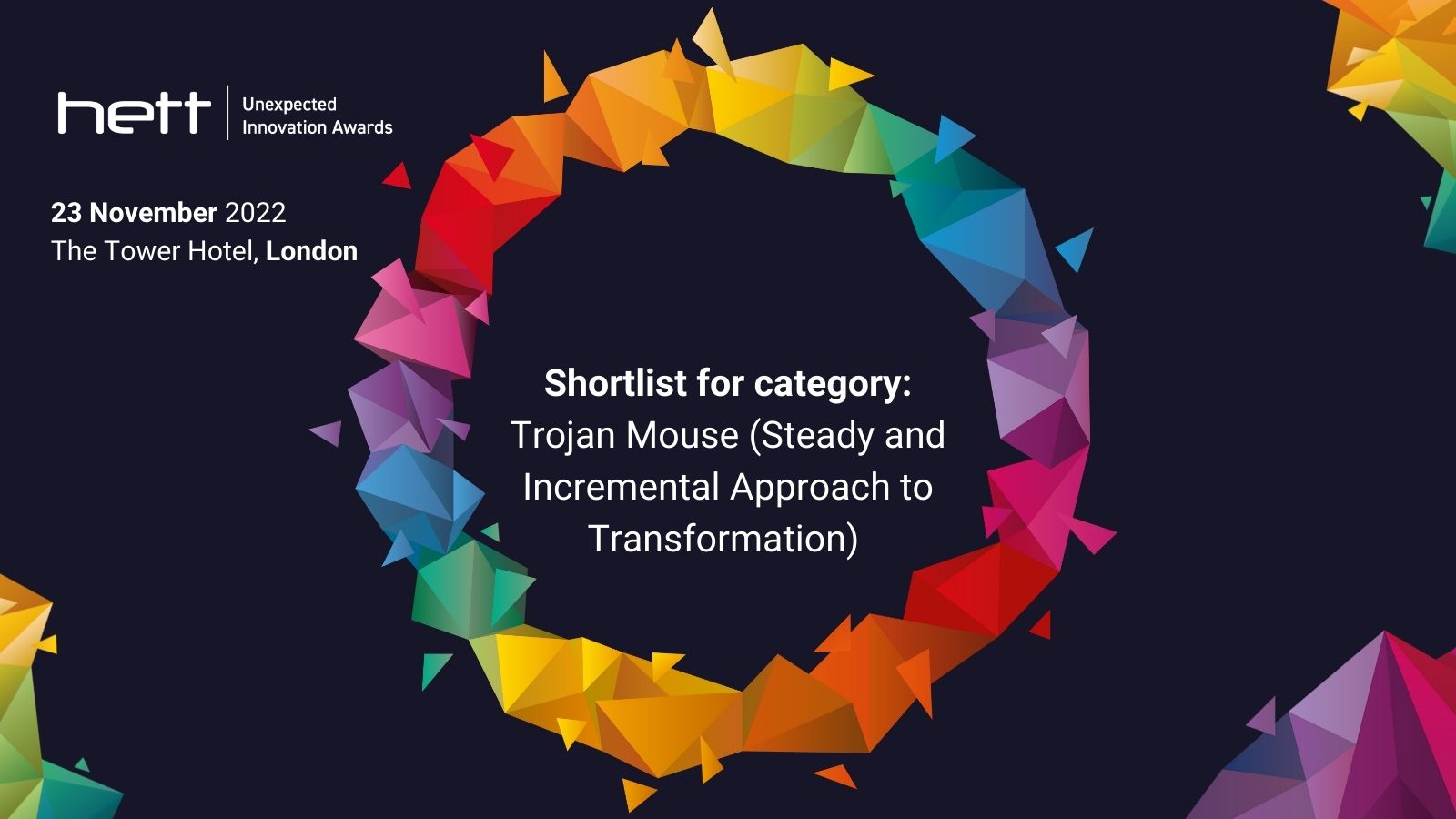 HETT Unexpected Innovation Awards 2022 - Trojan Mouse (Steady and ...